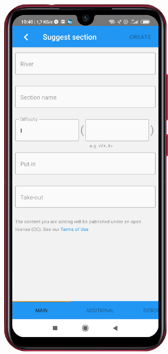 whitewater.guide - mobile app for kayakers